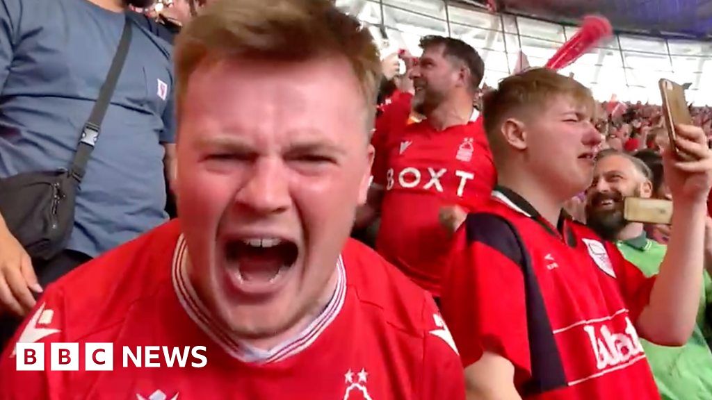 Championship play-off final: Tears as Nottingham Forest are promoted ...