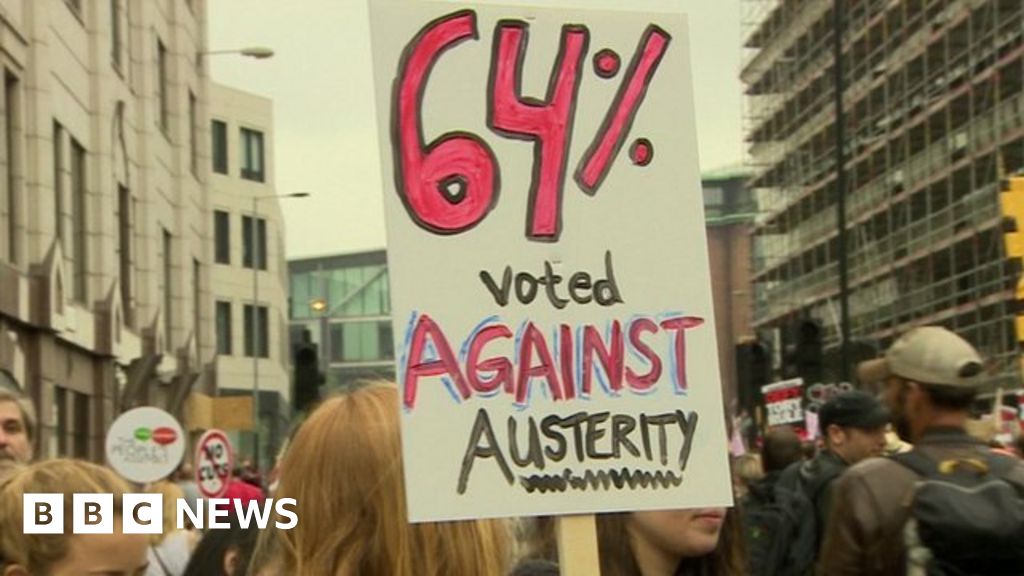 Anti-austerity march: Tens of thousands protest in London - BBC News