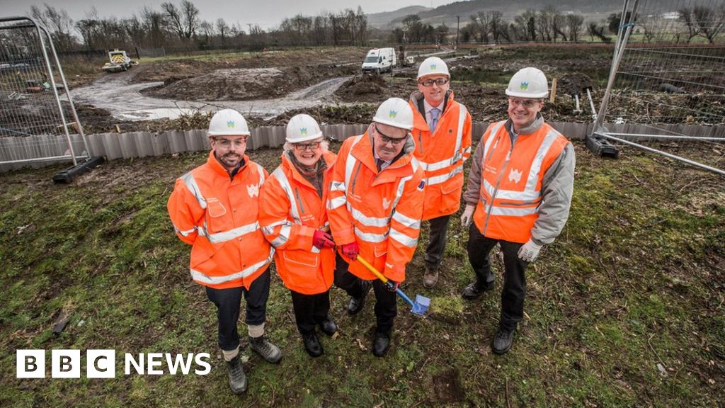 Work under way on £31m Conwy water works - BBC News