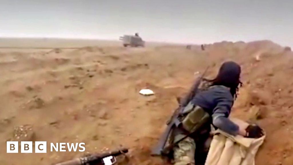 Is this the Islamic State group's last stand in Syria? - BBC News