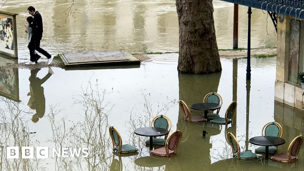 French floods: Seine river reaches peak in flood-hit Paris - BBC News