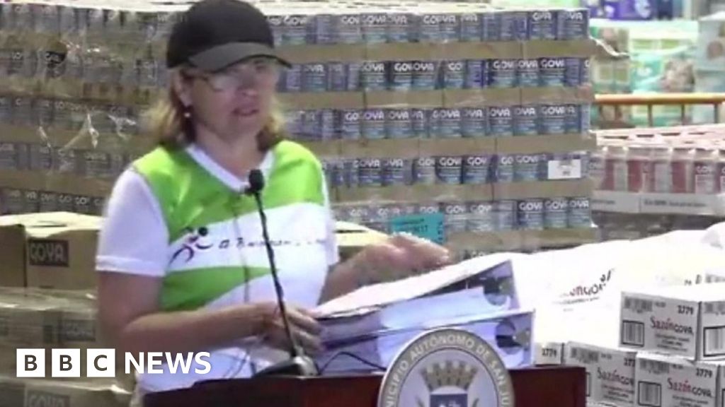 Puerto Rico mayor: 'We are dying here' - BBC News