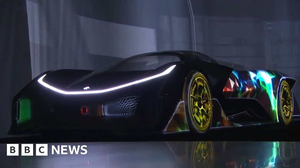 CES 2016: Faraday Future shows off its concept car - BBC News