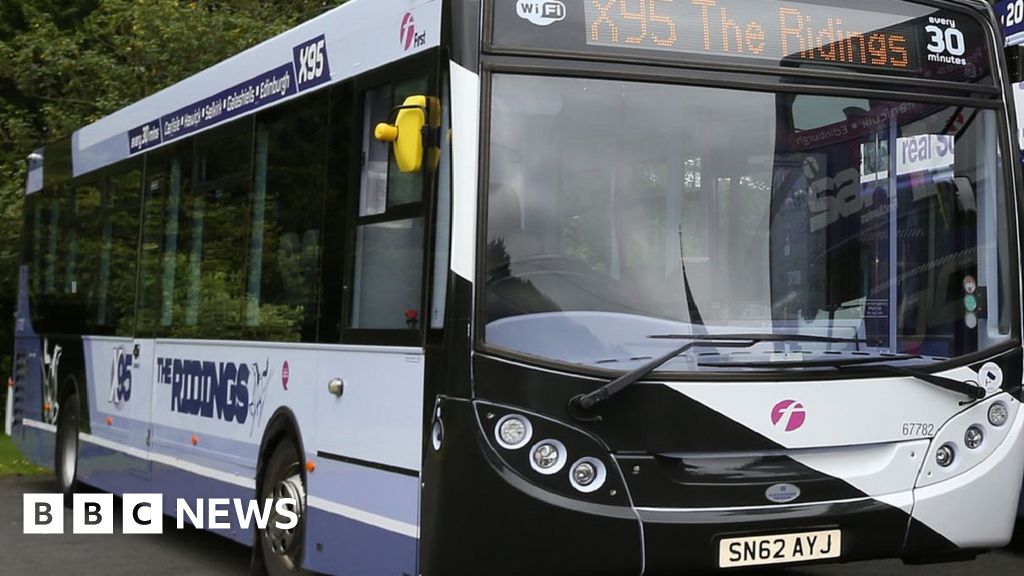 Borders Railway blamed for First Group bus sale - BBC News