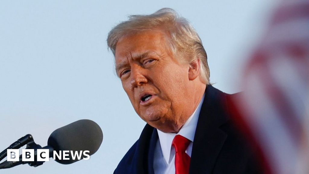 Trump: 'I wish new administration great luck and success' - BBC News