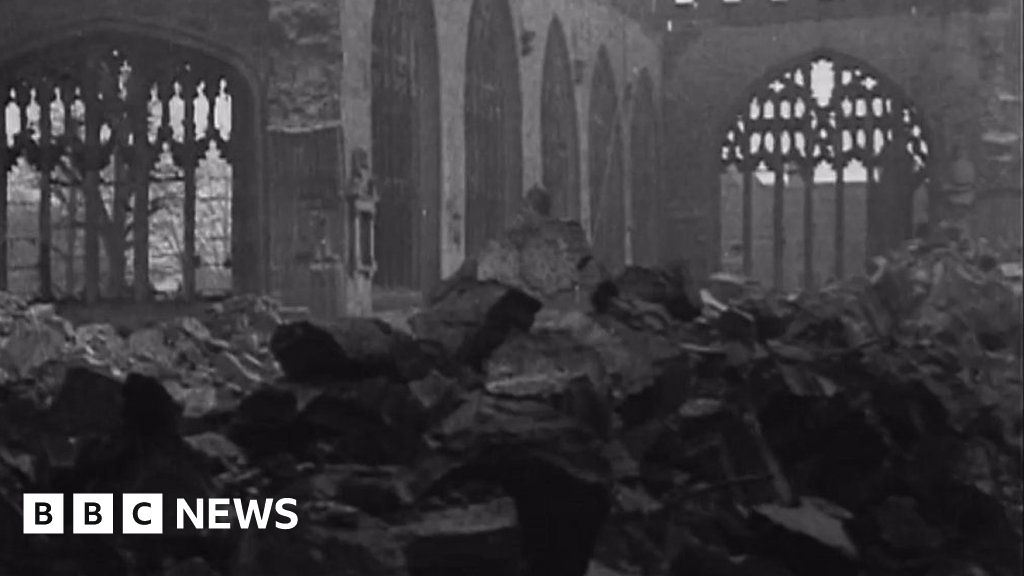 Blitz survivors in Coventry describe morning after bombings - BBC News