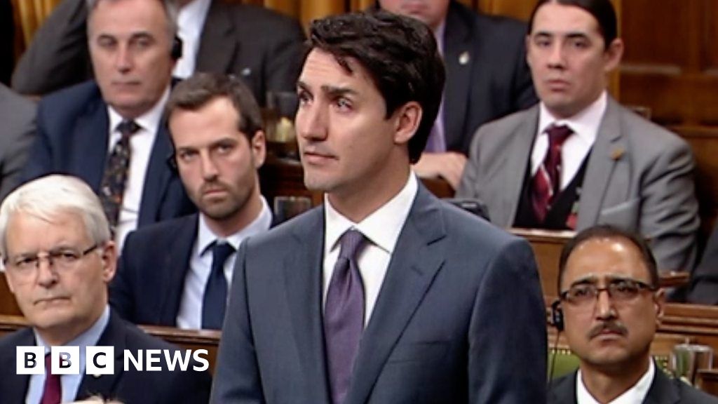 A history of Justin Trudeau saying sorry - BBC News