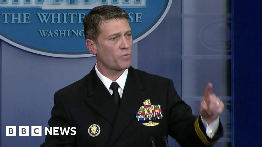 White House physician praises Trump's 'genes' - BBC News