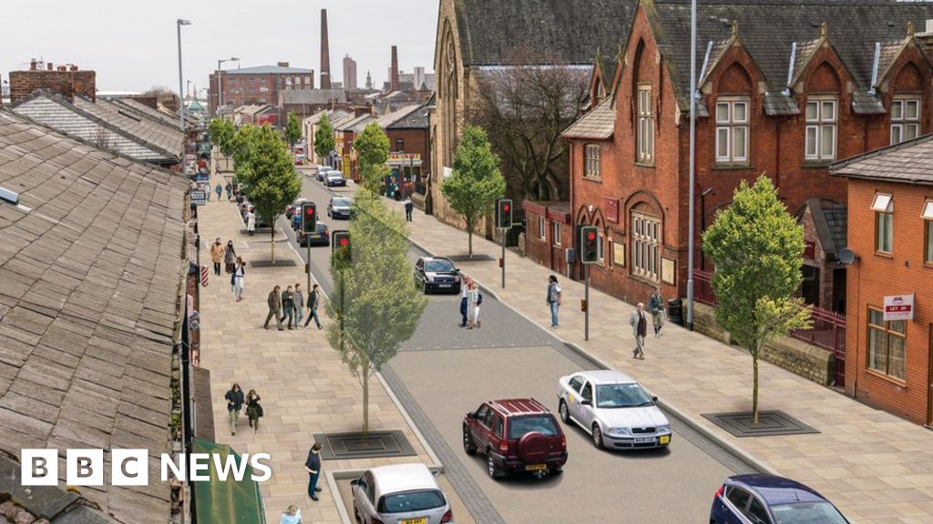 Main route into Preston to undergo £2m revamp - BBC News