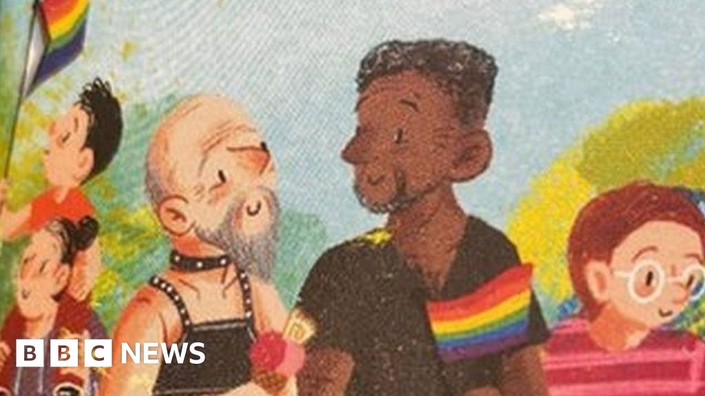 Grandad's Pride publisher defends kids' book showing man in leathers