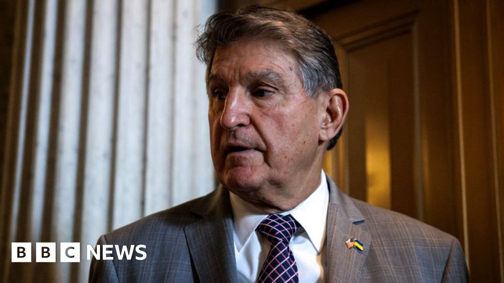 Democrats relieved as Manchin rules out White House bid - BBC News