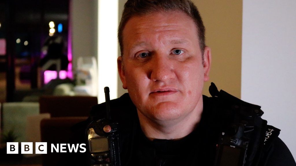 Police officer 'Big Jim' opens up about mental health - BBC News