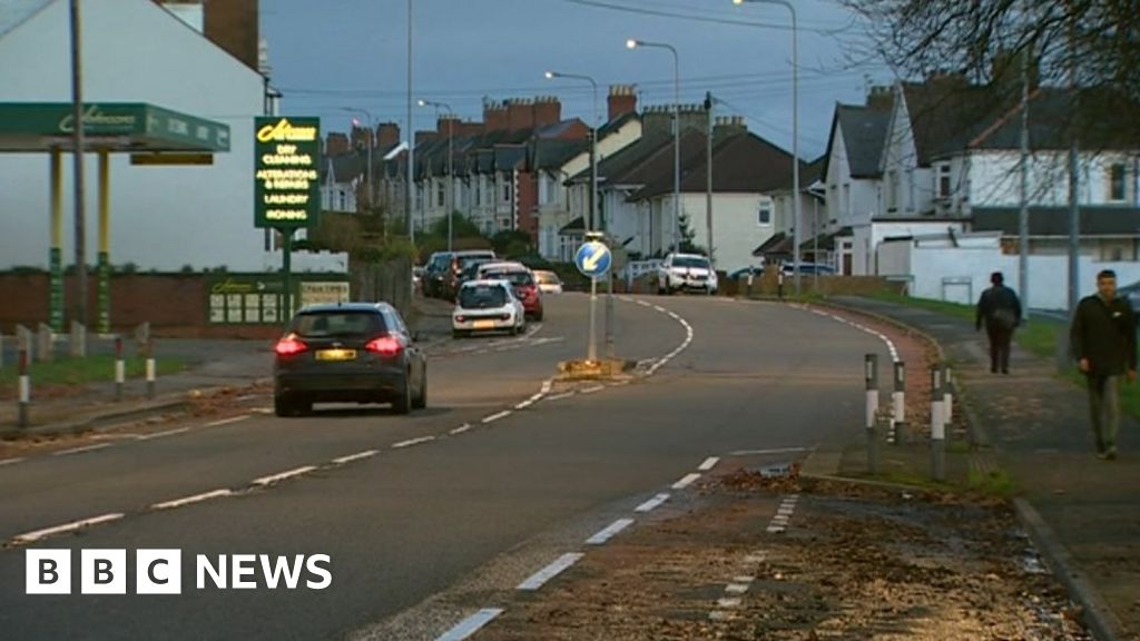 Woman, 93, dies after being hit by police van in Cardiff - BBC News