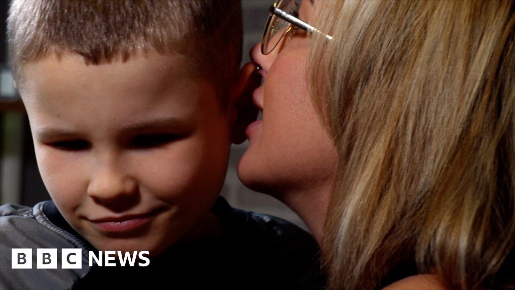 Cameron is blind and his mum fears he is losing his hearing too - BBC News