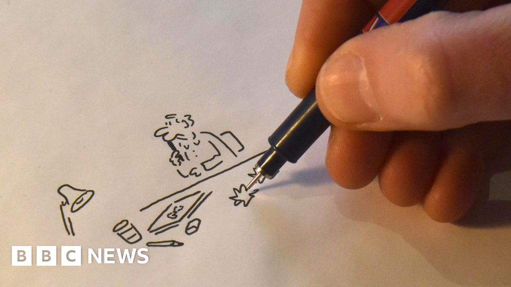 Daily Telegraph cartoonist Matt 'turning into his own character' - BBC News