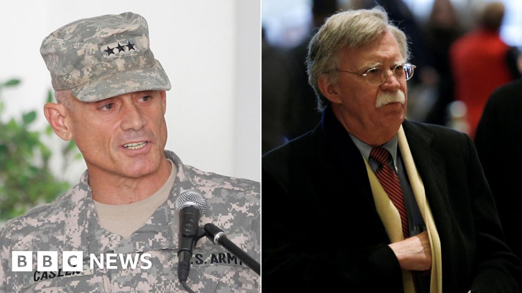 Trump holds interviews for security adviser to replace Flynn - BBC News