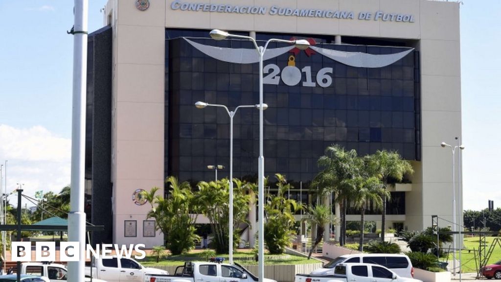 Paraguay police raid Conmebol HQ near Asuncion - BBC News