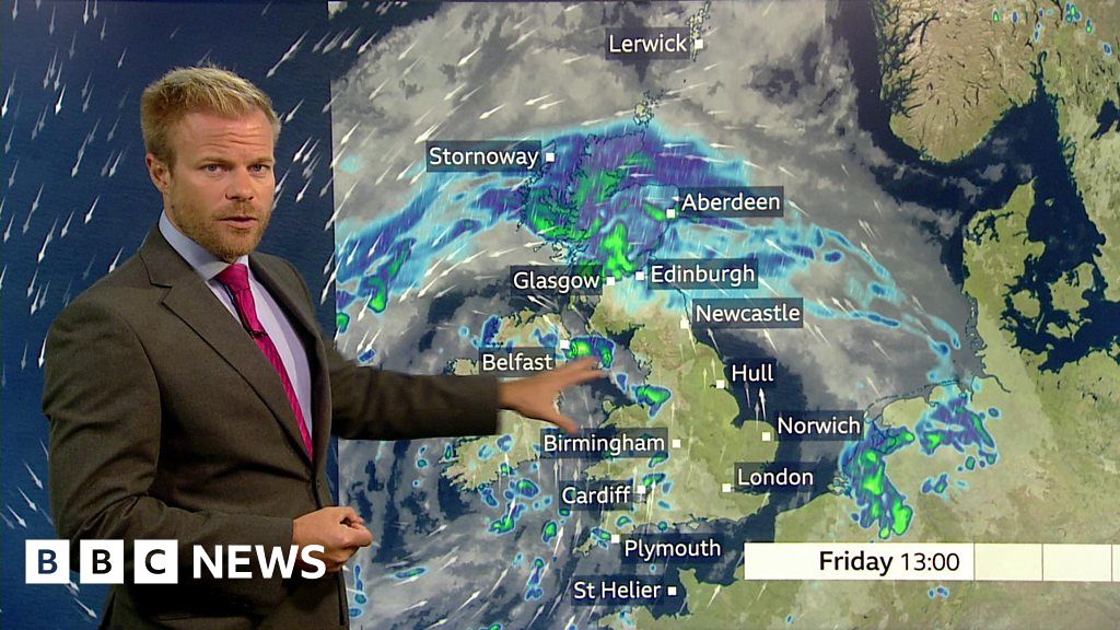 UK Weather forecast: Heavy rain and strong winds expected - BBC News