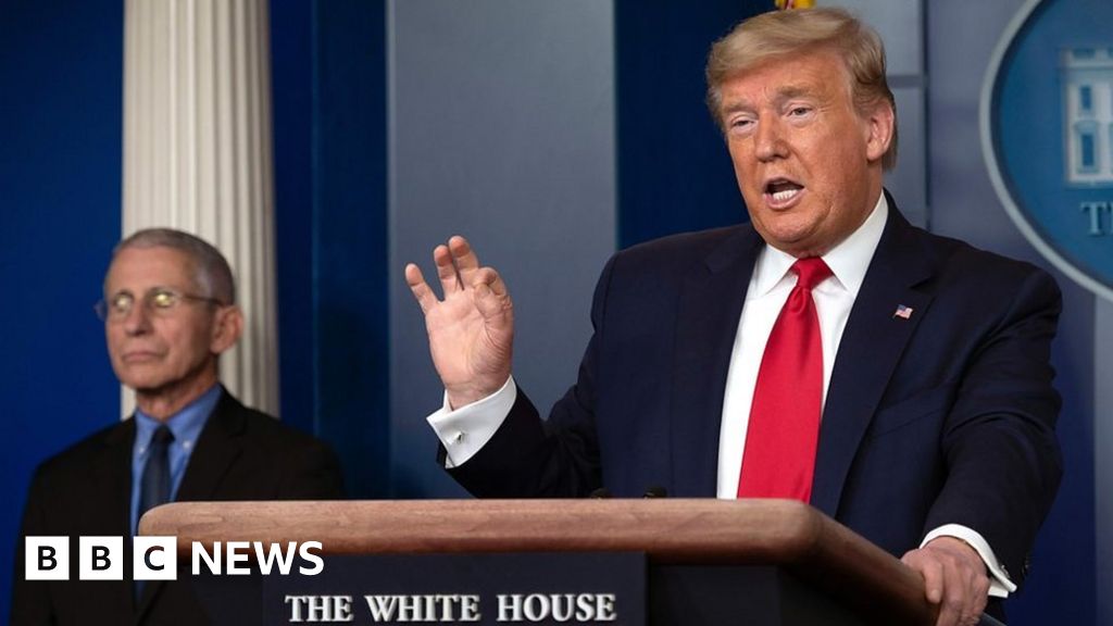 Trump attributes rise in US cases to testing - BBC News