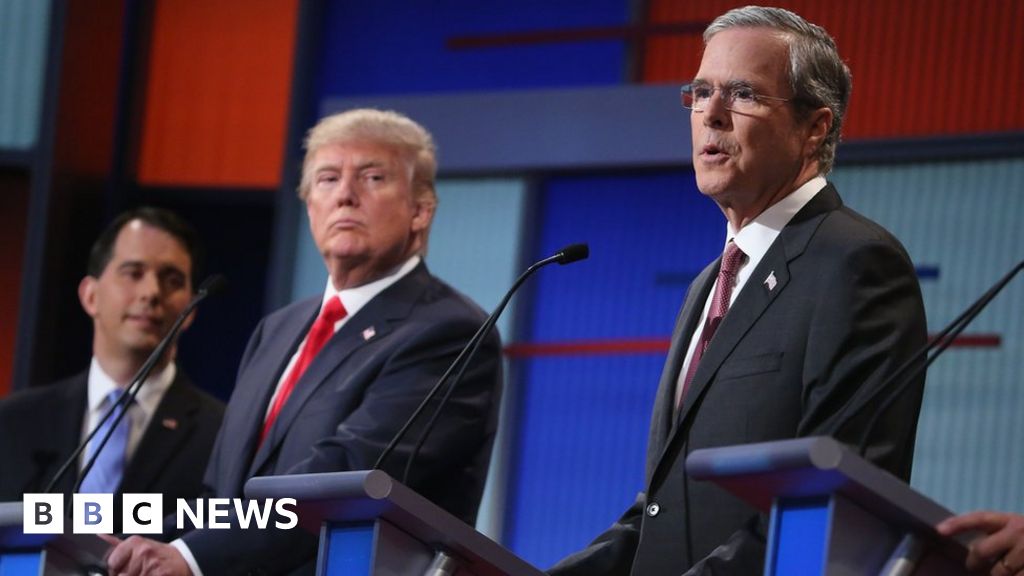 Highlights from the Republican debate - BBC News