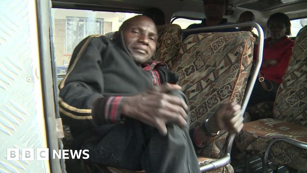 The Kenyan bus driver who stops for disabled people - BBC News