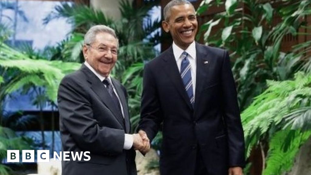 Barack Obama: 'Change is going to happen in Cuba' - BBC News