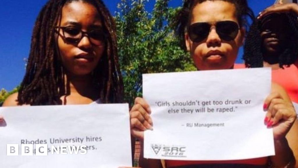 South Africa anti-rape protests: Rhodes University students arrested ...