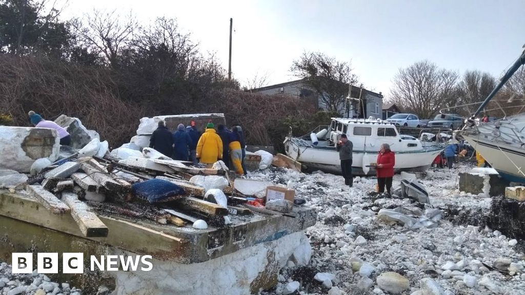 Holyhead Marina rebuild plans to withstand another Storm Emma - BBC News