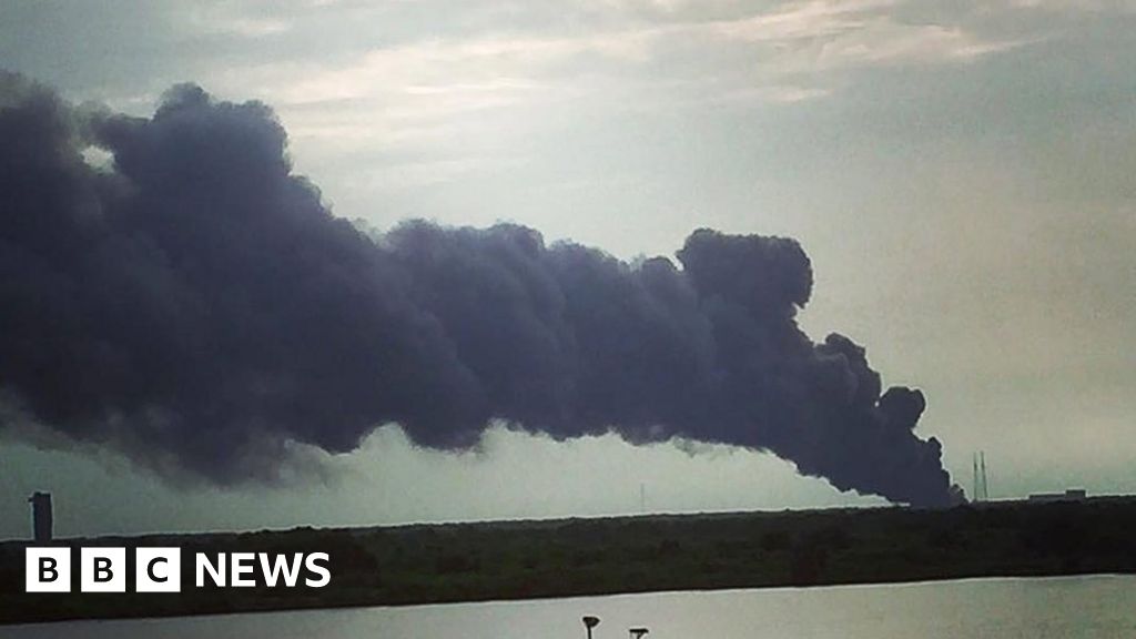 Falcon blast to reverberate across space industry - BBC News