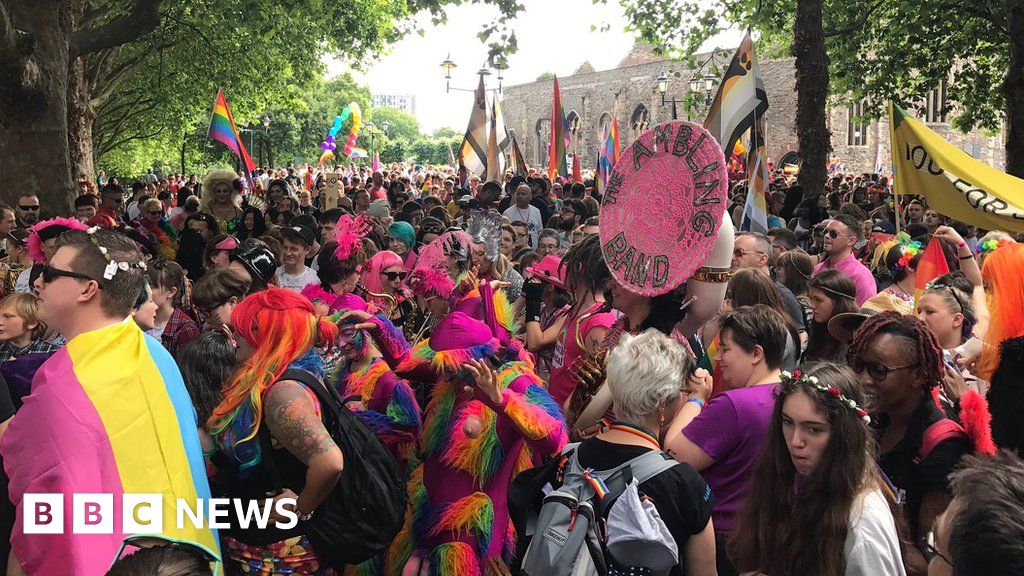 Thousands Make Bristol Pride One Of The Largest In Uk Bbc News