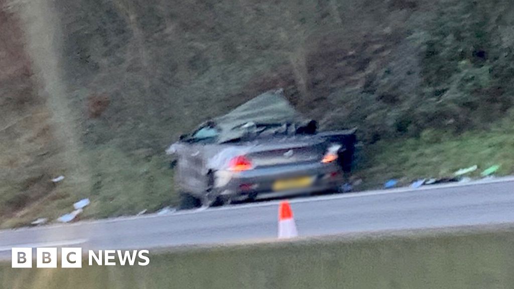 M4 Reopens After Single Vehicle Crash Near Newport