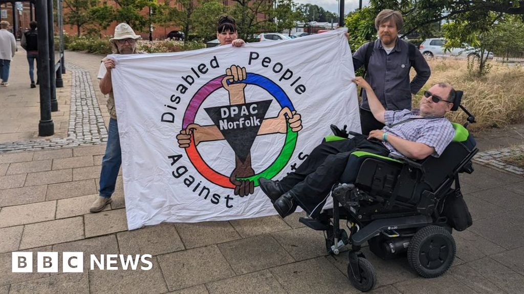 Norfolk disability protestors against ticket office closures