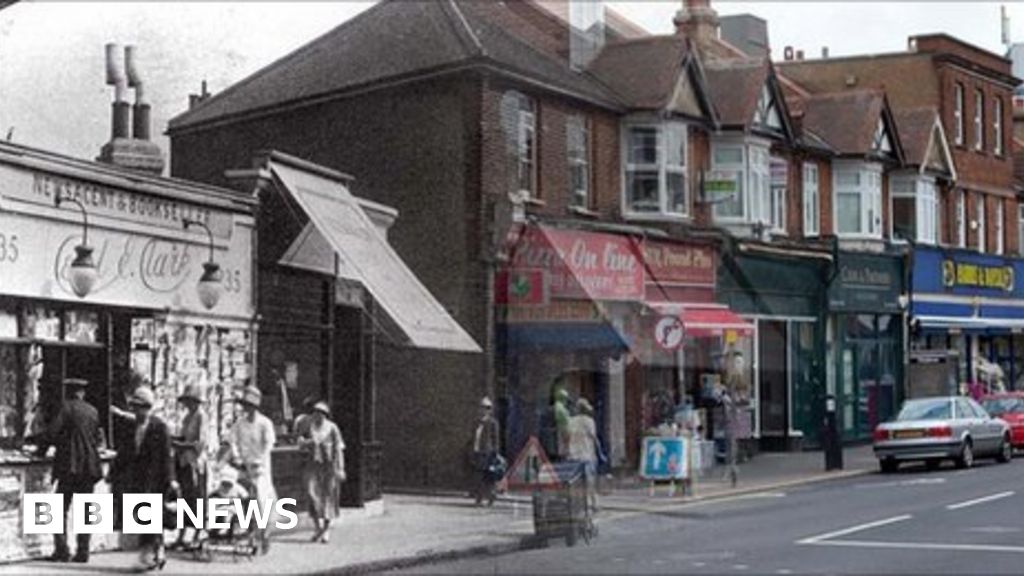 In pictures: High Streets then and now - BBC News