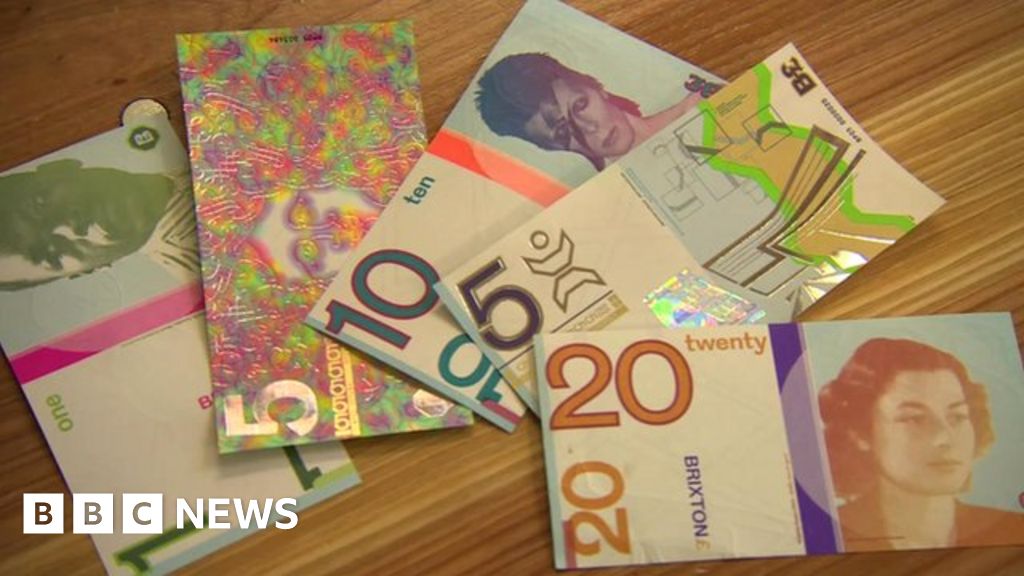 Cash machine for the Brixton pound opens in south London - BBC News