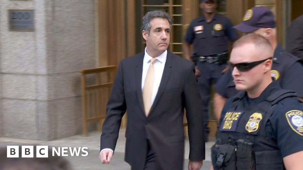 Cohen leaves court as charges listed - BBC News