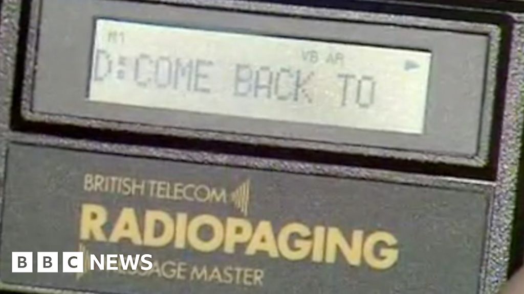 Retro tech: When the pager was king - BBC News
