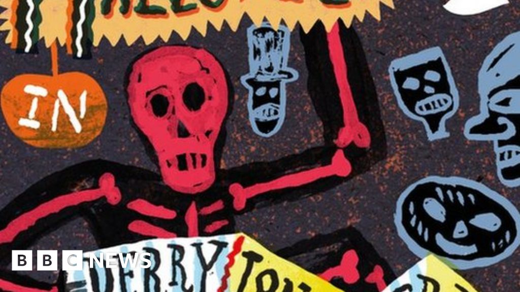 Derry Halloween postage stamp released by Royal Mail - BBC News