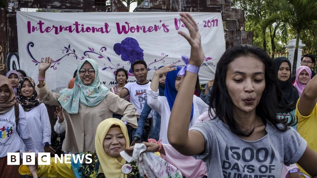 International Women's Day: Strikes and protests around the world - BBC News