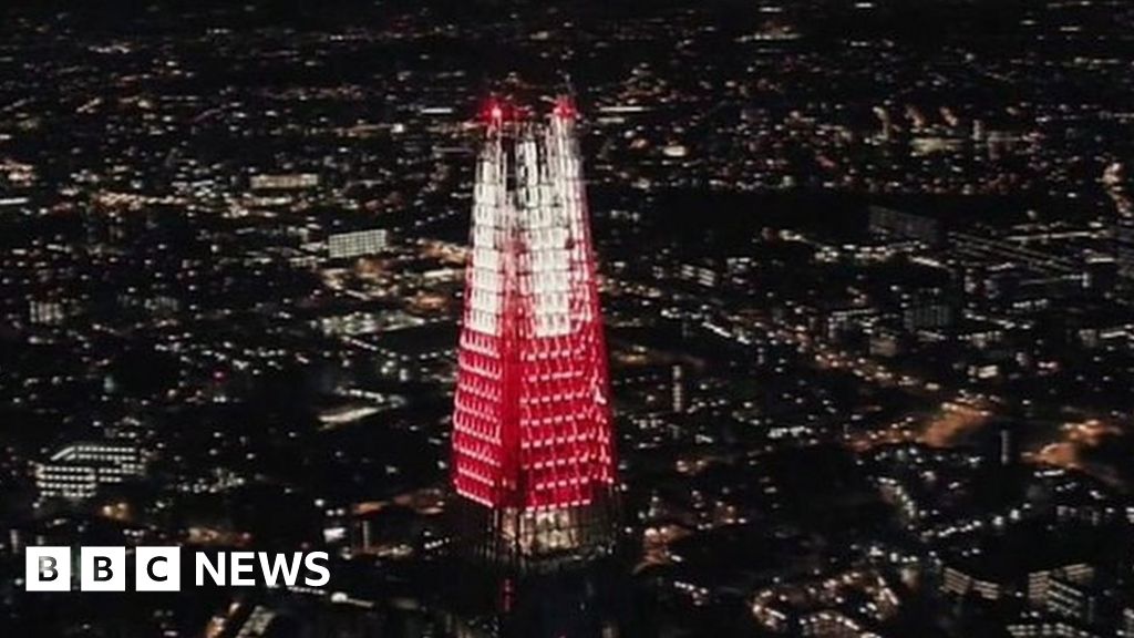 The Shard's festive lights return for 2019