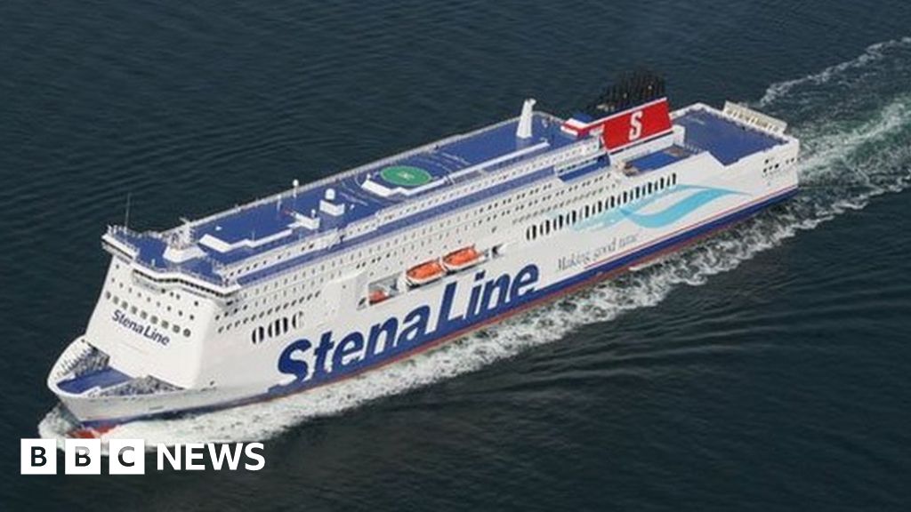 Lorries destroyed in Harwich Stena Line ship fire
