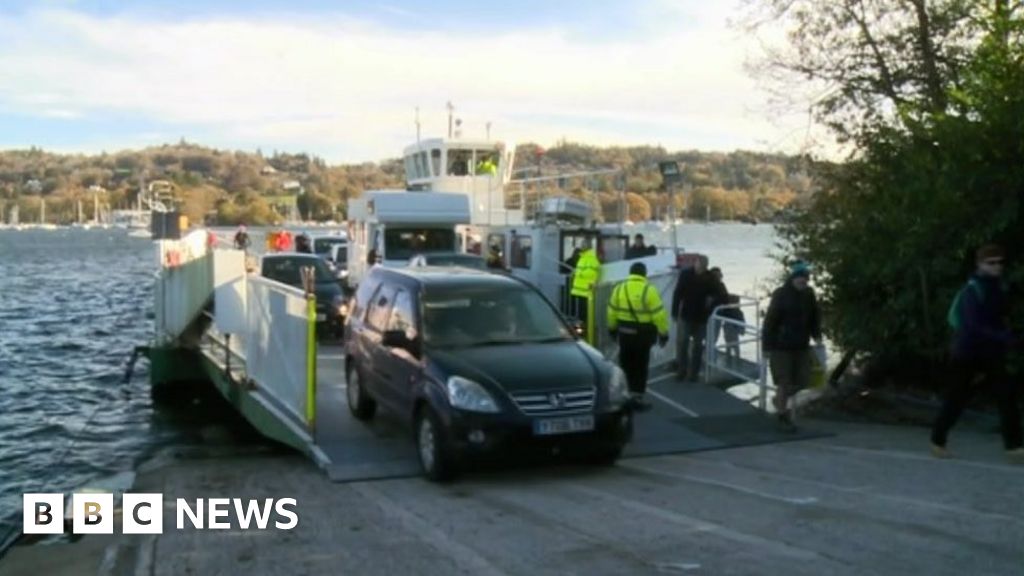 Windermere ferry fire aftermath cost council £420k - BBC News