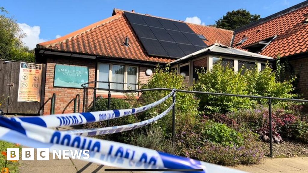 Man charged with arson over Ampleforth GP surgery blaze - BBC News