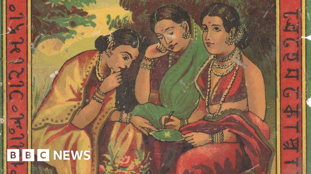 Rare India textile labels show evolution of cotton trade - BBC News