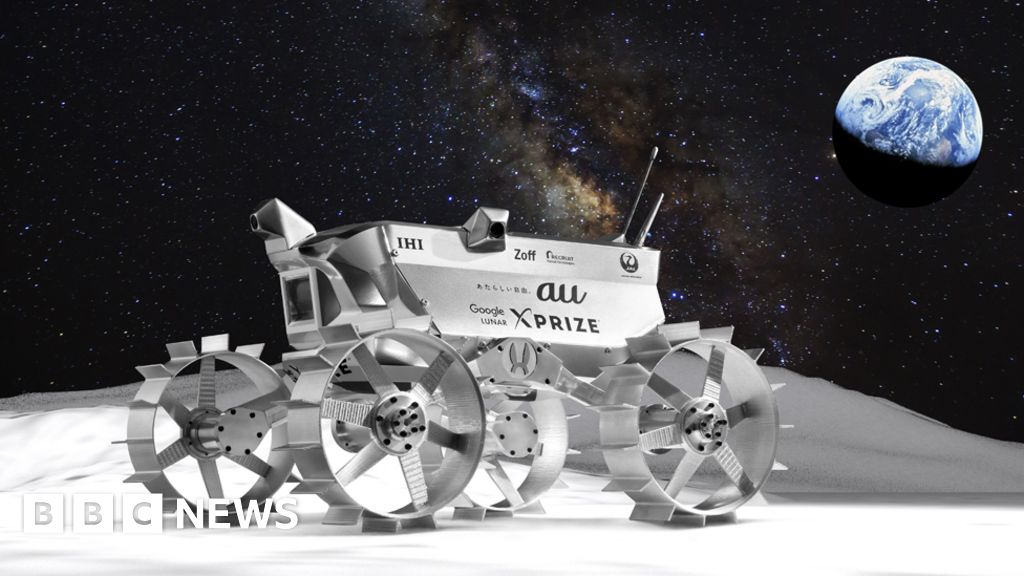 Five in final stretch of Moon race - BBC News