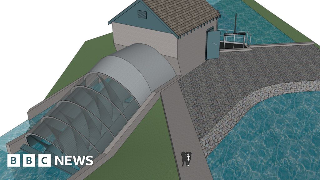 Archimedes Screw hydro plant planned for Inverness park - BBC News