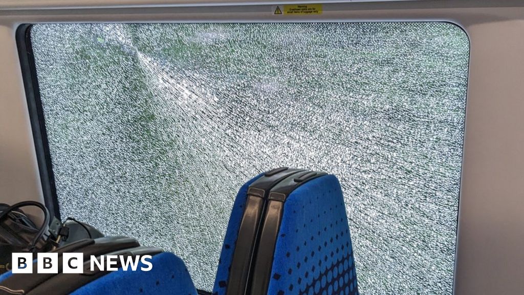 Six trains damaged in Leeds Kirkstall Forge rush hour attacks - BBC News