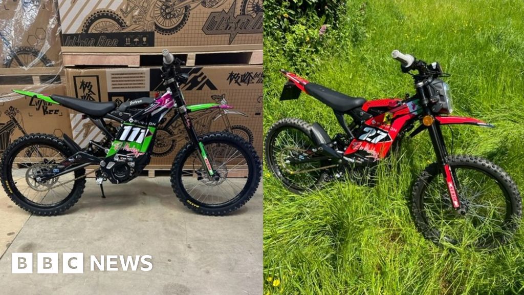 Police appeal to find stolen motorbikes worth £48K - BBC News