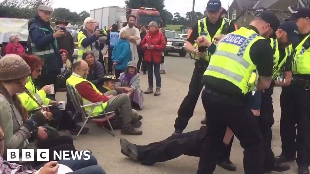 Five more charged over fracking protests in North Yorkshire