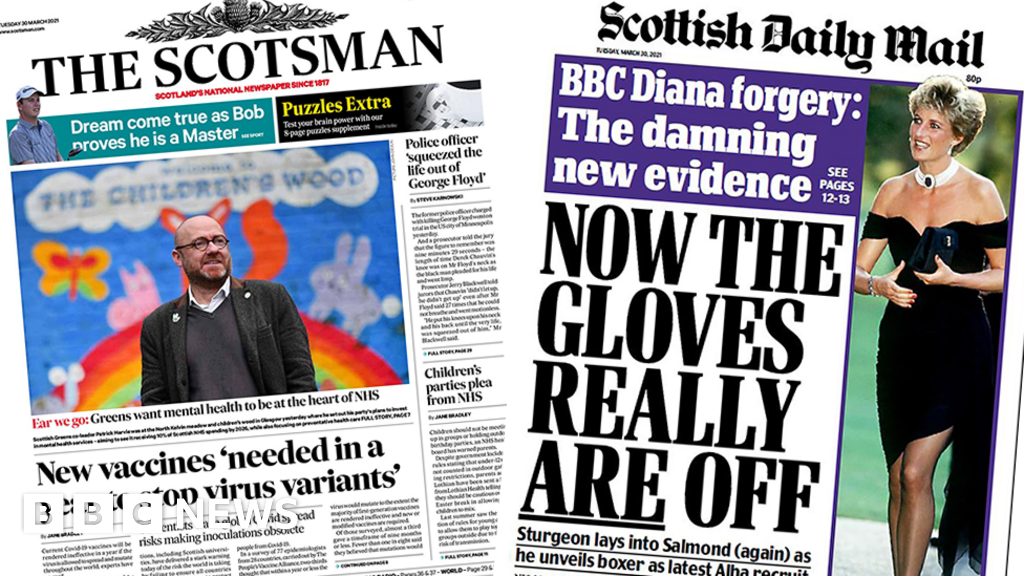 Scotland's papers: Virus variant warning and FM's 'swipe' at Salmond ...