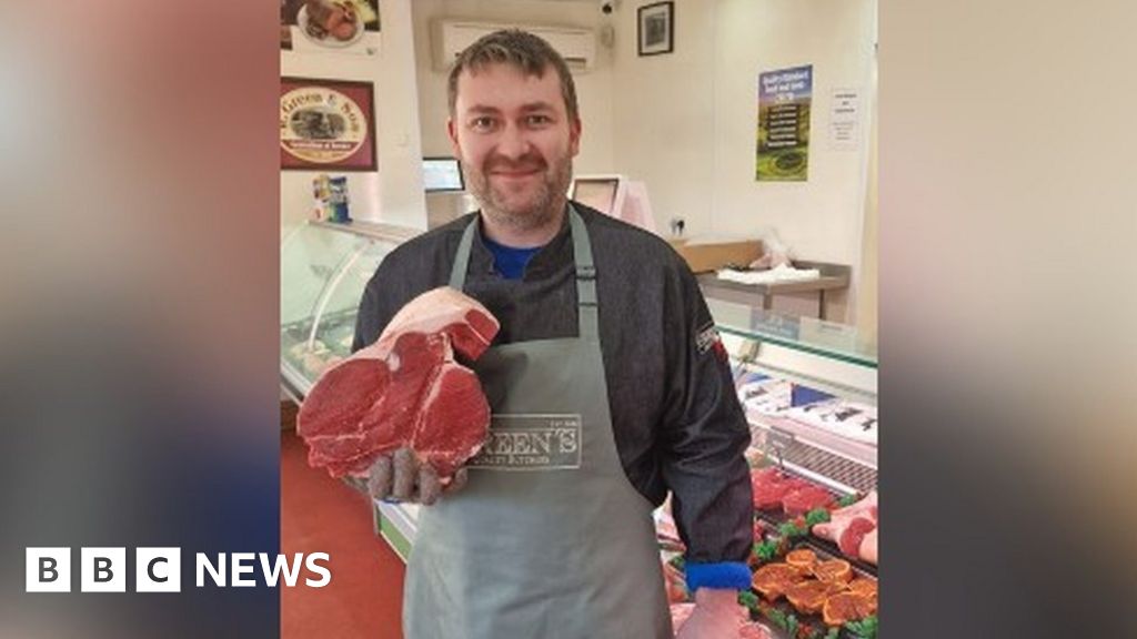 Longframlington butcher gives apprenticeship to Ukrainian - BBC News